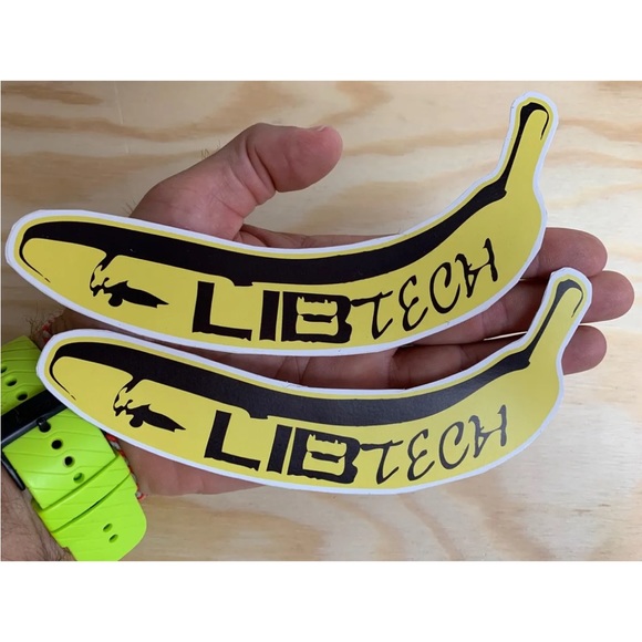 Art | Lib Tech Snowboards Banana 2stickers Surfboard Skate Surf Sticker ...